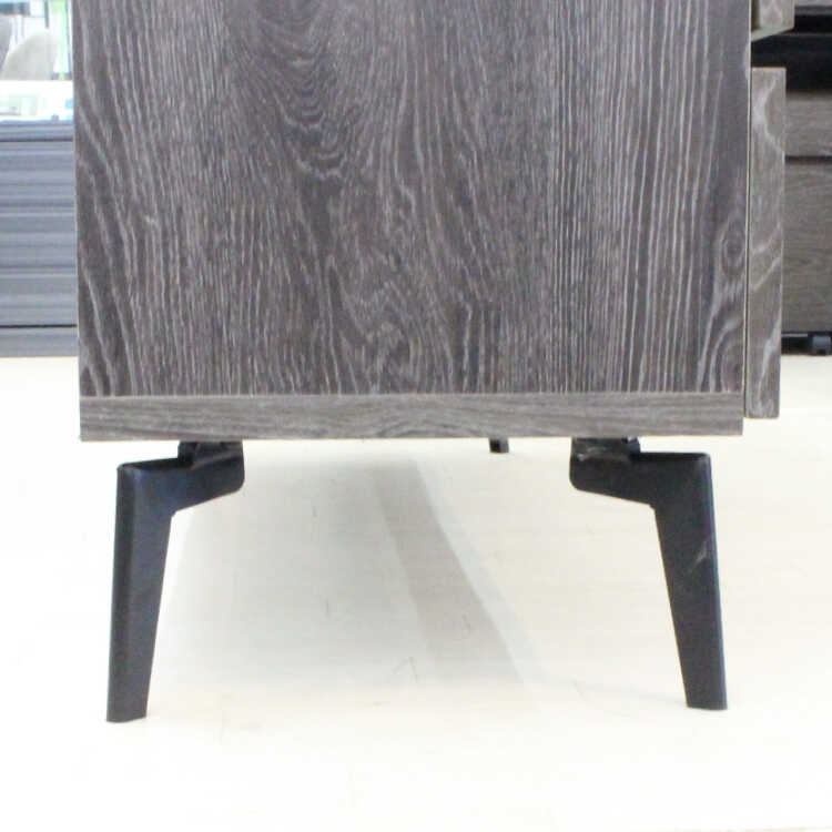 RA-3562 モダングレーなサイドボード｜幅120天然木突板・完成品